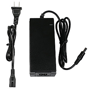 Jucuwe 42V 2A DC Male Power Adapter for 36V Electric Bike Lithium Battery Charger,Escooter Ebike Battery Charger Connector Diameter 5.5mm, 2.1mm