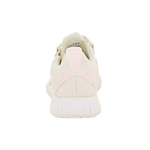 adidas Girls Alphabounce Lace-Up Sneaker Running Shoes Ivory 6 Medium (B,M)