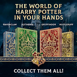 theory11 Harry Potter Playing Cards - Yellow (Hufflepuff)