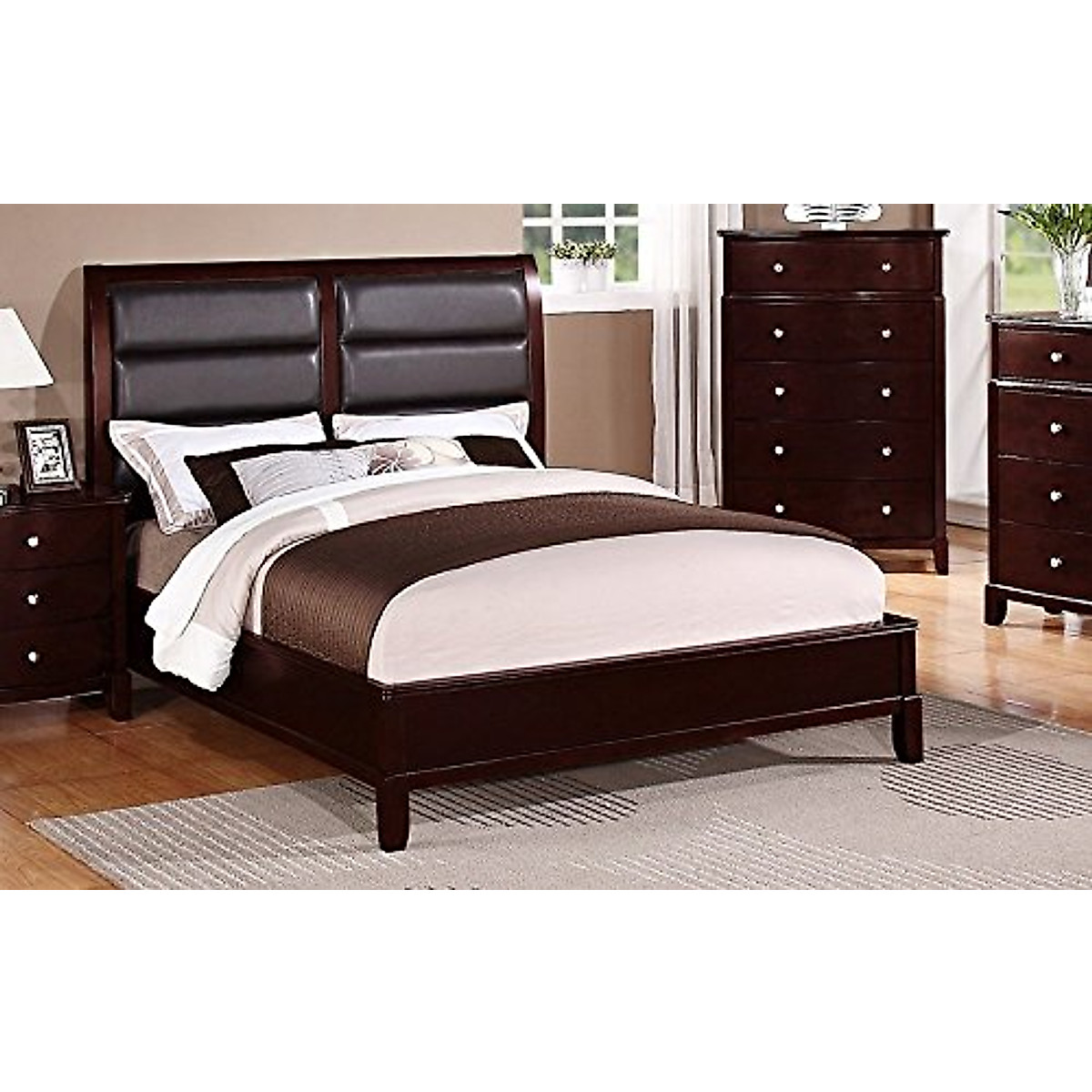 Cal King Bed by Poundex