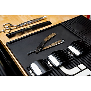 Professional Straight Razor - Minimal Exposure Straight Razor Kit with 10 Gravity Premium Blades, 5mm Exposed (Chicago)