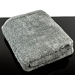 BC BARE COTTON Luxury Hotel & Spa Towel Turkish Cotton Oversized Bath Sheets - Gray - (40x80 inches, Set of 1)