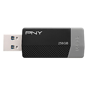 PNY USB 3.0 Flash Drive, 256GB, Assorted Colors, P-FD256ELEDG