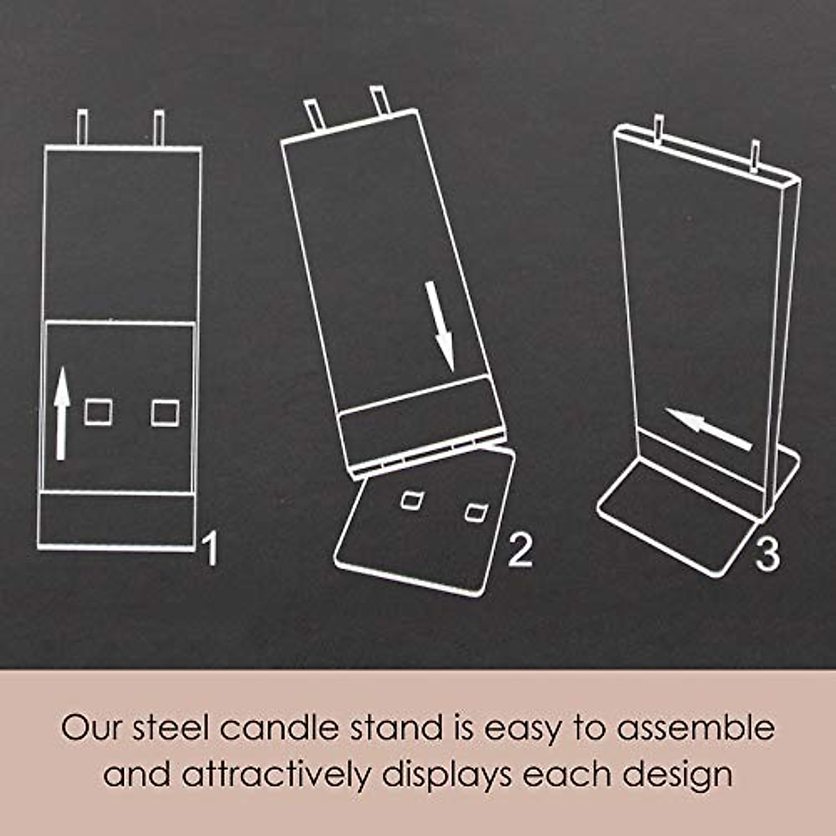 Flatyz Hand Painted Flat Candle - Happy Birthday Cupcake | Unique Birthday Gift | Unscented, Dripless, Smokeless, Decorative | Double Wick with Metal Base