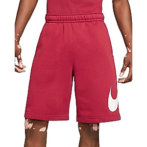 Nike Men's Sportwear Club Shorts (as1, Alpha, m, Regular, Regular, Pomegranate, Medium)