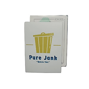 KeenClover Trading Card Sleeves 100 Pack Matte Standard Size, Strong and Thick Pure Jank 66mm x 91mm