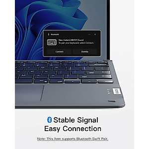 Inateck Surface Pro 9 Keyboard Compatible with Surface Pro 9/8/X/10/11, with 7-Color Backlight, KB05111