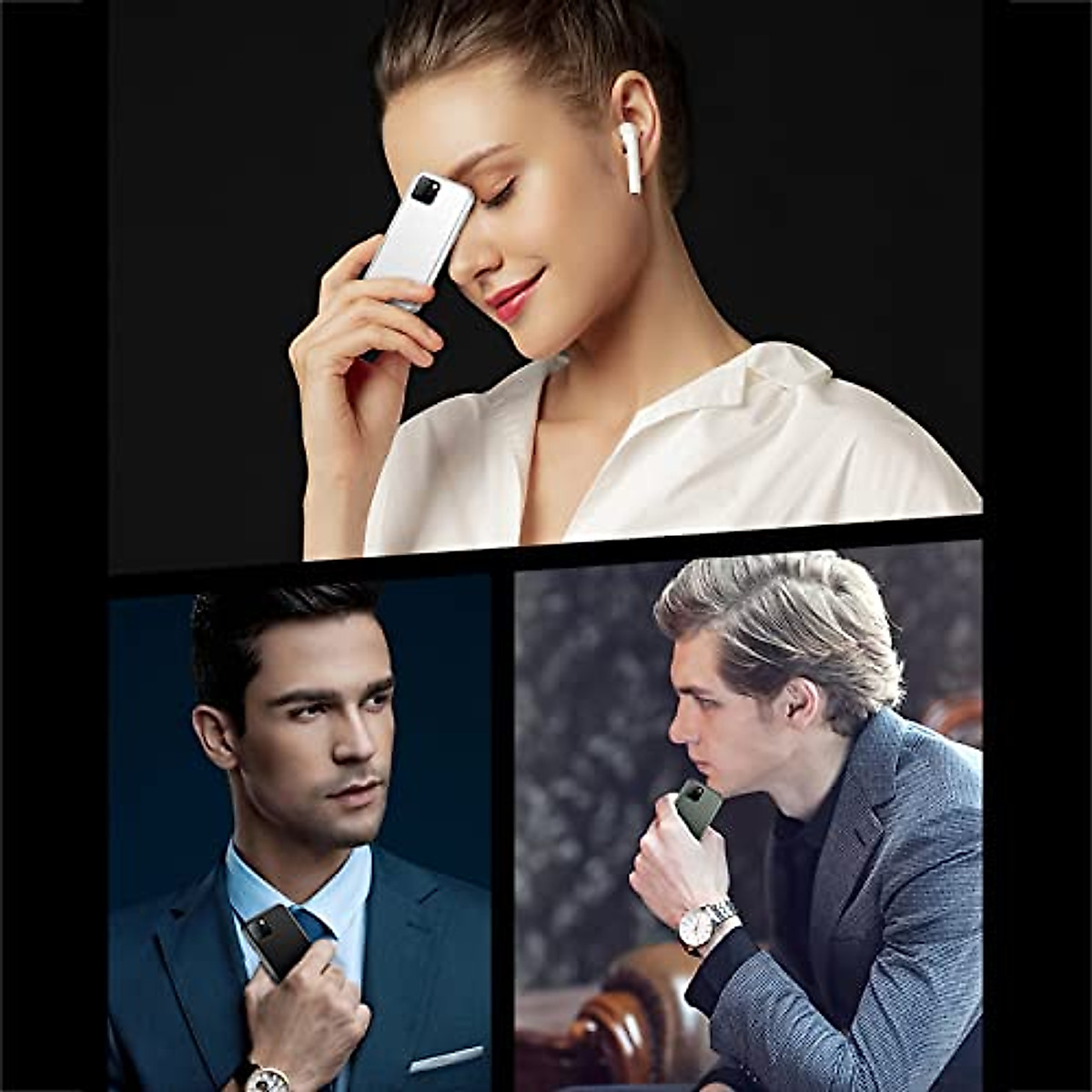 Etigood Android Phone Mini Smartphone 1GB RAM 8GB ROM Unlocked Phones, 2.5'' Touch Screen Quad Core Cellphone with MT6580M/3G Dual SIM/HD Camera/Slim Body Mobile Phone (Black)