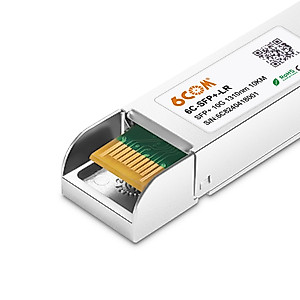 10Pack 10GBase-LR SFP+ Transceiver, 10G LC Single Mode Module for Cisco SFP-10G-LR, Meraki MA-SFP-10GB-LR, Ubiquiti UF-SM-10G, Mikrotik, D-Link, Supermicro, Netgear DDM, 1310nm, 10km