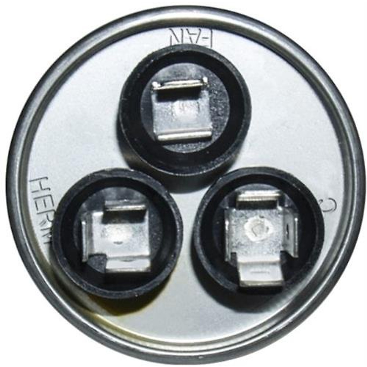 GE Genteq Capacitor round 30/5 uf MFD 440 volt 97F9981 (replaces old GE# Z97F9981), 30 + 5 MFD at 440 volts