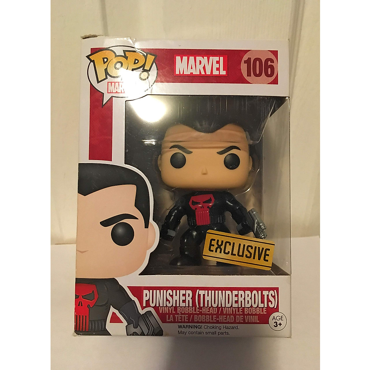 Funko Thunderbolts Punisher POP! Marvel Punisher Exclusive Vinyl Bobble Head #106