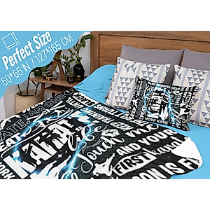 InnoBeta Karate Gifts, Karate Blanket, Gifts for Karate Lovers, Teens, Boys, Friends, Flannel Throw Blanket, 50x65 Inches