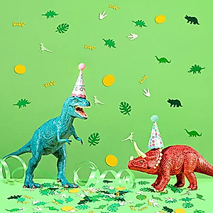 400 Pcs Dinosaur Confetti Dino Birthday Table Confetti Jurassic Dinosaur Table Confetti Dino Jungle Theme Party Supplies Dinosaur Photo Prop for Baby Shower Decoration Birthday Party Supplies