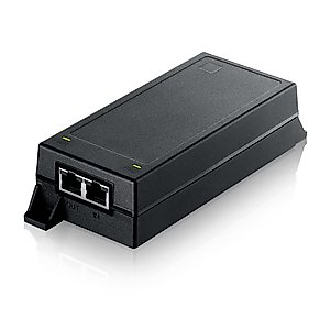 Zyxel Single Port Powerinjector | 1-2.5-5G MultiGig 802.3bt PoE++ Injector | Simple Plug and Play | IEEE 802.3af/at/bt Compatible Wireless LAN APs, IP Video Cameras or IP Phones up tp 6+W [POE12-60W]