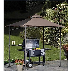 MASTERCANOPY Grill Gazebo Replacement Canopy for Model L-GG001PST-F (Brown)