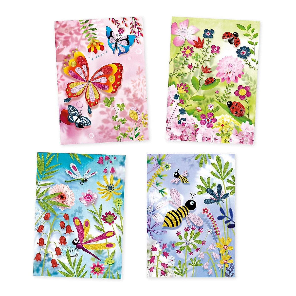 DJECO Butterflies Glitter Craft Kit