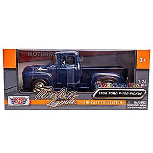 Imachine 1956 Ford F-100 Pickup Blue 1/24