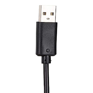 2 in 1 USB Fast Charging Cable for Microsoft Xbox 360 Controller, Charger Cord for Xbox 360 Game Controller, 1.5m/4.92ft(Black)