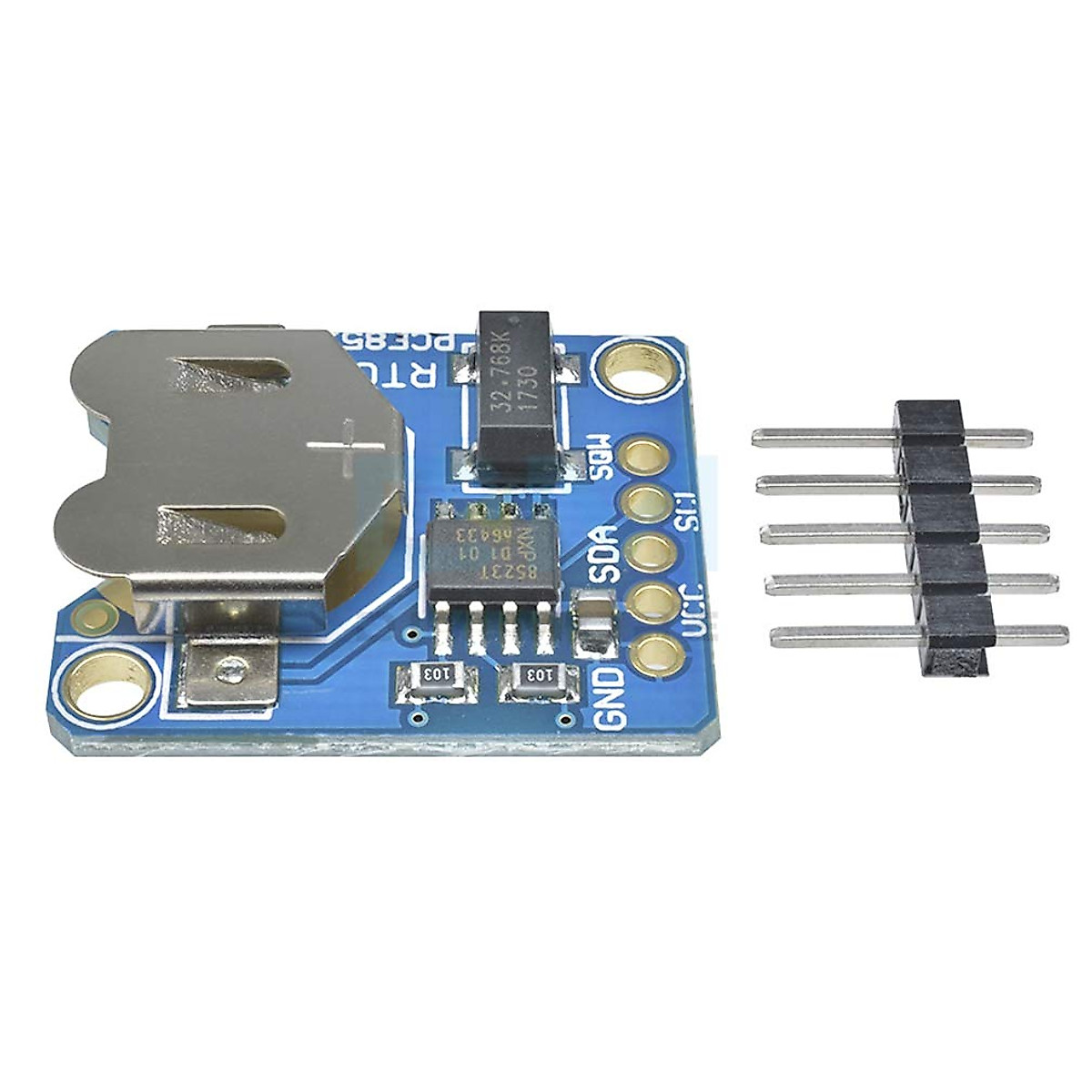 HiLetgo PCF8523 Real Time Clock RTC Breakout Module PCF8523 Real Time Clock Assembled Breakout Board 3.3V 5V Time Clock for Arduino