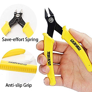 DOWELL Micro Cutter Flush Cutter Soft Wire Cutters Professional Cutting Copper And Aluminum Wire Cables