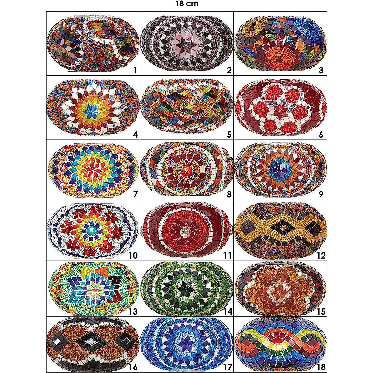 DEMMEX (16 Colors) 2020-3 Big Globes Magnificent Handmade Turkish Moroccan Mosaic Tiffany Table Desk Bedside Lamp Lampshade Night Accent Mood Light for North American Use, 31" Height (Customizable)