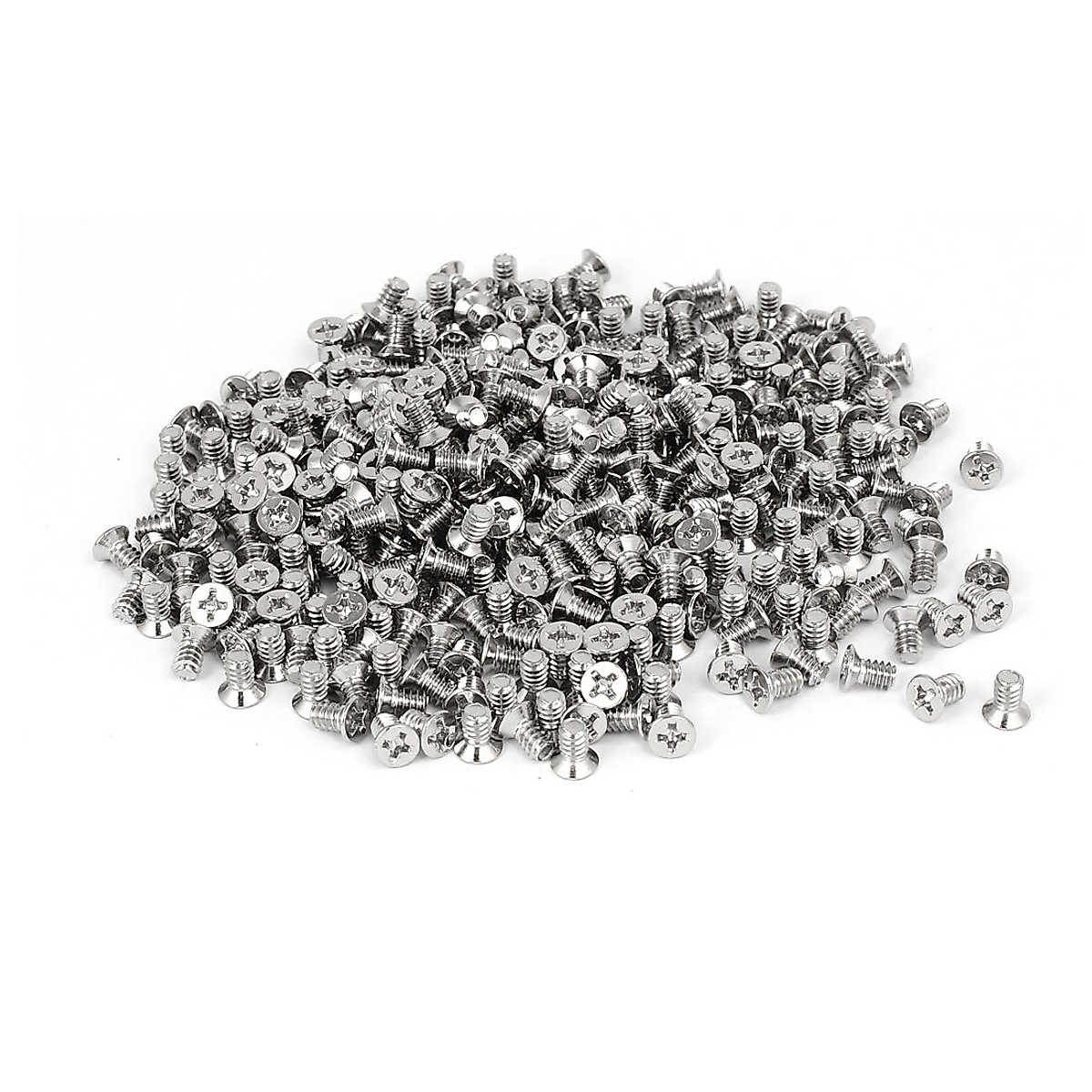 uxcell Computer PC Case 6#-32 UNC Flat Phillips Head Hard Drive Screw 400pcs
