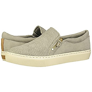 Dr. Scholl's Shoes Womens No Chill Platform Slip On Fashion Sneaker,Soft Grey Microfiber,10