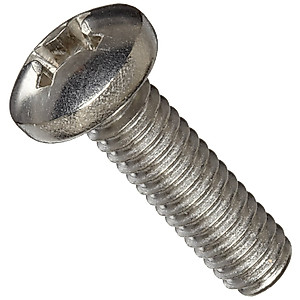 MonsterBolts - M4 x 60mm Phillips Pan Head, DIN 7985A, Stainless Steel, 10 Pack