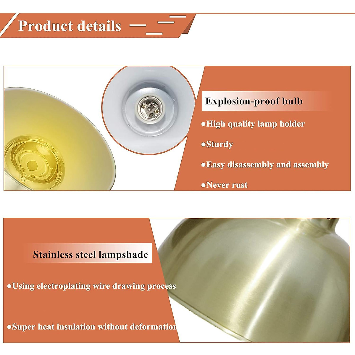 JIAWANSHUN Food Warmer Lamp Food Heat Lamp Warmer with Bulb 250W Commercial Food Warmer Restaurant or Home Food Service 110V