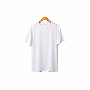 Cricut Men's T-Shirt Blank, Crew Neck, Medium Infusible Ink, White