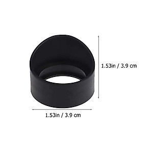 TEHAUX 2 pcs Soft Rubber Eyepiece Eye Shield 33mm Eye Guards Cups Eyepiece Covers for Binocular Microscope