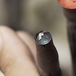 PEORA Aquamarine Cirque Pendant Necklace for Women Sterling Silver, Natural Gemstone Birthstone Solitaire, 0.75 Carat Round Shape 6mm, with 18 inch Italian Chain