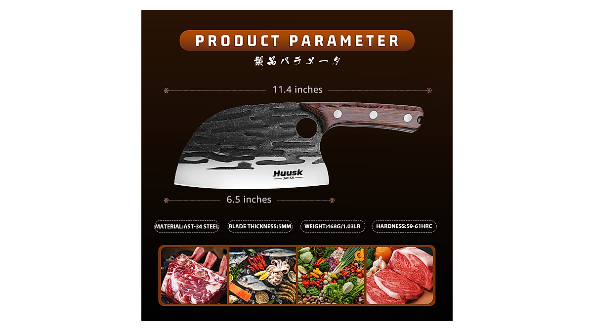 Huusk Japan Chef Knives Bundle - Professional Kitchen Cutlery