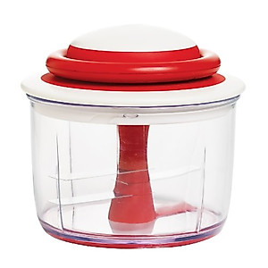 Chef'n VeggiChop Hand-Powered Food Chopper, Set of 1, Cherry