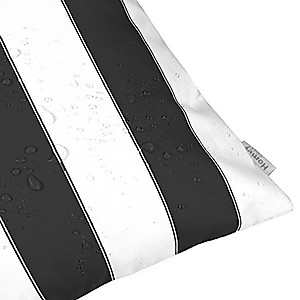 Homy Cozy 7H5241-20-Olivia Accent Pillow, 2 Count (Pack of 1), Black