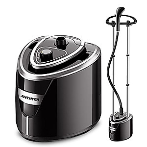 Professional Steamer for Clothes, Anthter 1500W Powerful Full Size Garment Steamers, 35s Fast Heat-up, 90 Mins of Continuous Steam Wrinkle Remover with 2.5L Water Tank, Perfect for Household