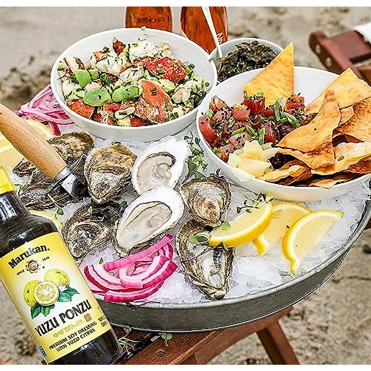 Japanese Ponzu Seasoned Dressing and Sauce, 10 oz (Pack of 4)