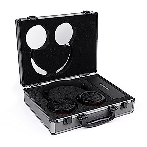 Linsoul HarmonicDyne Zeus Elite Wired Over-Ear Headphone, Flagship 50mm Suspension Diaphragm Open Back Headset, with 2 Custom IEM Cable for Audiophile Musician (Zeus Elite)