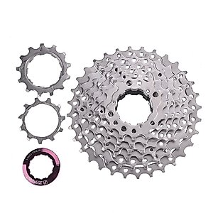 Bike Freewheel Set Steel 8 Speed 11 32T Cassette Replacement Accessory for Mountain Bikes