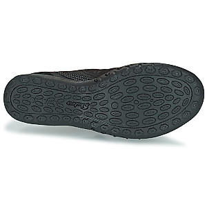 Skechers Women's Relaxed Fit, Breathe-Easy Rugged Sneaker, Black, 9 M US