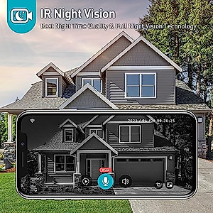 XTU Wireless Video Doorbell Camera with Wireless Chime, Door Bell Ringer Wireless with Camera, Voice Changer, PIR Human Detection, No Monthly fees, Battery-Powered Smart WiFi Doorbell