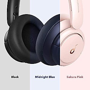 Soundcore by Anker Life Q30 Hybrid Active Noise Cancelling Headphones with Multiple Modes, Hi-Res Sound, Custom EQ via App, 40H Playtime, Comfortable Fit, Bluetooth Headphones(Renewed)