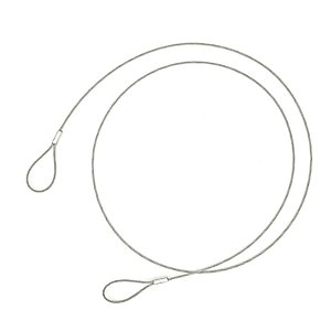 Safety Cable Lock 48’’ Long, Luggage Lock Safety Cable Lightweight Braided Stainless Steel by Ovener