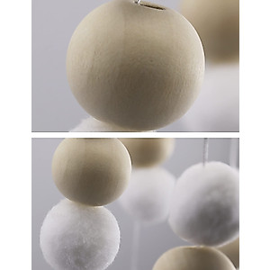 Lovely Wooden Mobiles for Baby Bead Bed Felt