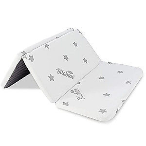 Pack and Play Sheets 2 Pack with Trifold Pack n Play Mattress Topper 38"x26“