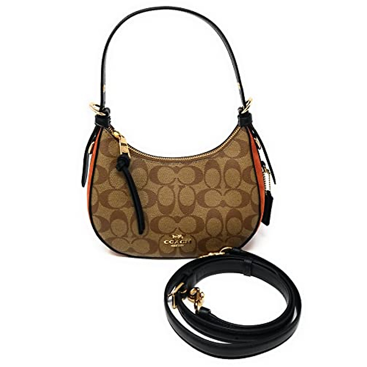 Coach Women's Kleo Hobo (Signature Canvas - Khaki Multi)