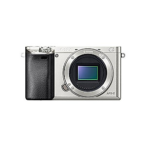 Sony Alpha a6000 Mirrorless Digital Camera 24.3MP SLR Camera with 3.0-Inch LCD - Body Only (Silver)