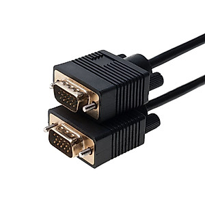 Cables Direct Online 100FT SVGA Monitor Cable - Male to Male VGA to VGA 1080P for PC, Projector, Laptop, TV