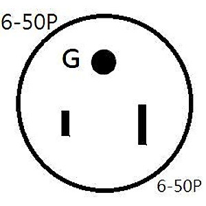 Parkworld 61971 6 AWG 6-50 Extension Cord 50 AMP, 250-Volt Welder Extension Cord 50A 6 Gauge 3-Prong 6-50P to 6-50R (100FT)