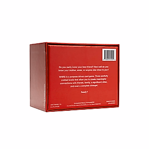 WE'RE NOT REALLY STRANGERS Card Game - 150 Conversation Cards for Adults, Teens, Couples, & Strangers - Fun Family Party Card Game & Icebreaker for Game Night or Date Night, Ages 15+, 2-6 Players